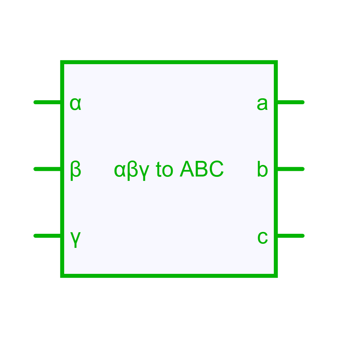 αβγ to ABC Transformation - SIMBA Documentation